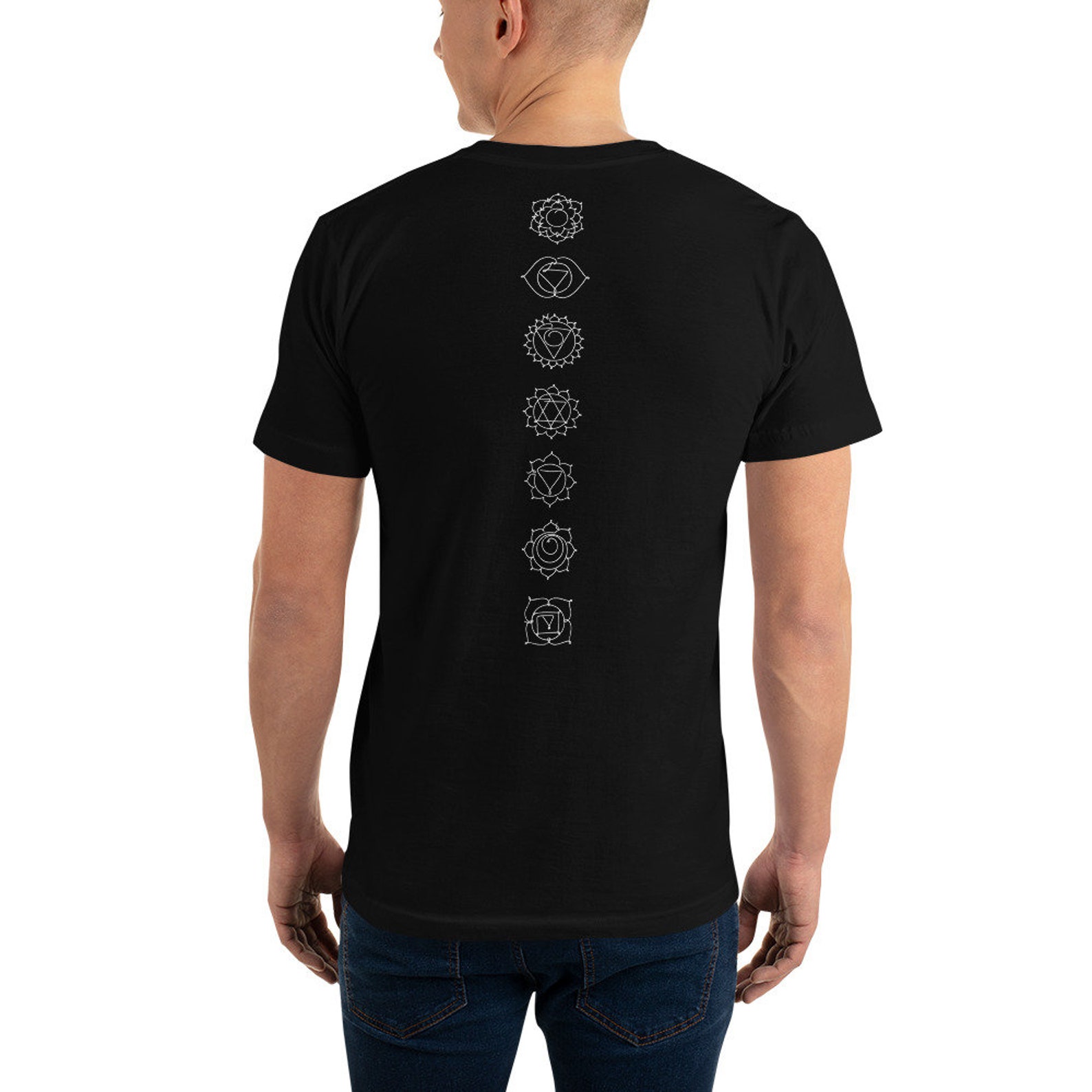 Seven Chakras Shirt // Chakra Symbols Shirt // Yoga Shirt // Mandala ...