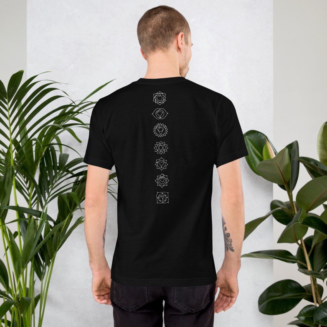 Seven Chakras Shirt // Chakra Symbols Shirt // Yoga Shirt // Mandala ...