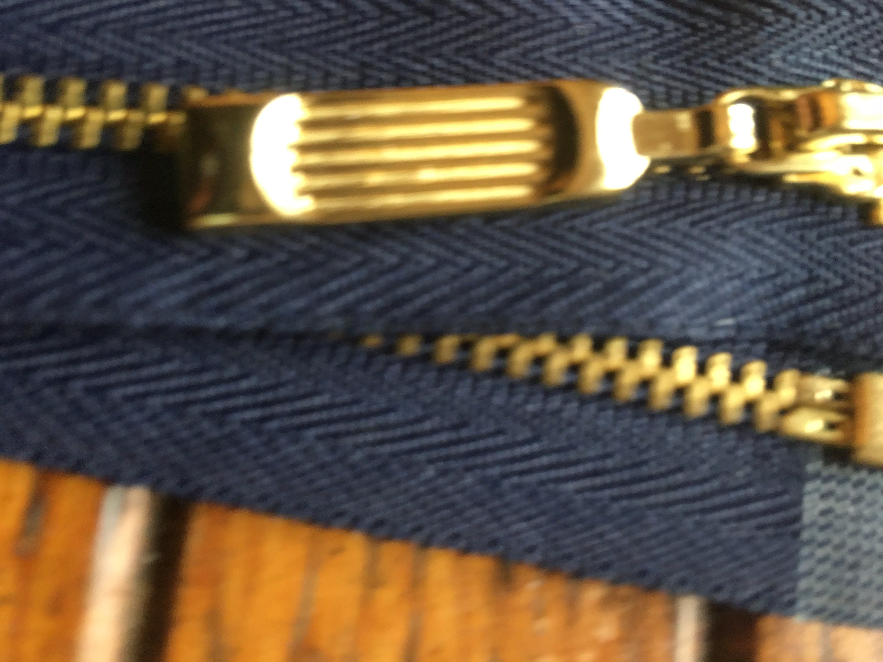 18 Inch Separating Zipper W/solid Brass Special Pull 4.5 | Etsy