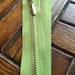 20 Inch Spring Green Zipper W/#4.5 Solid Brass Teardrop Pull ...