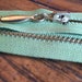 20 Inch Spring Green Zipper W/#4.5 Solid Brass Teardrop Pull ...