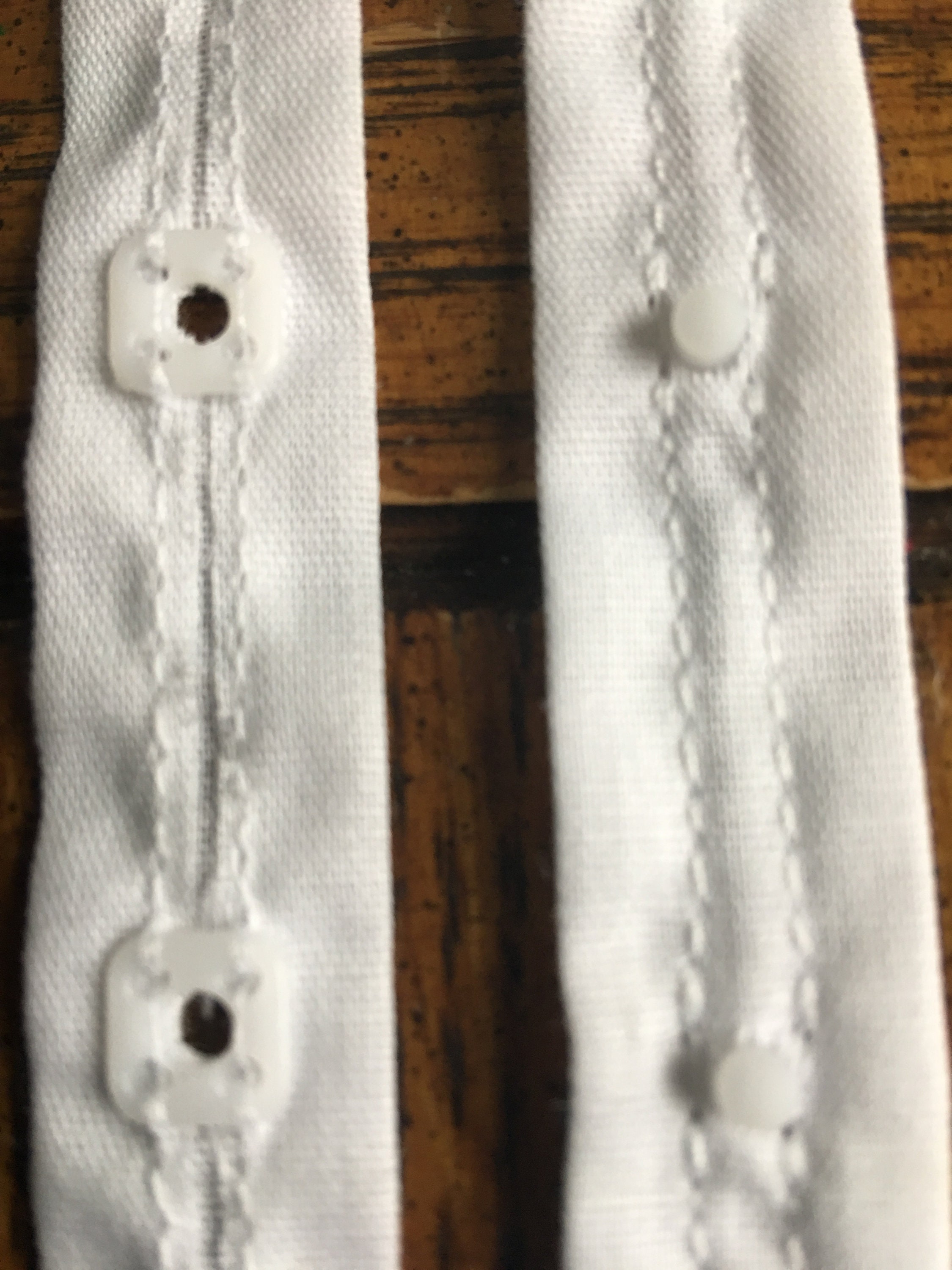 White Snap Tape 1 1/4 Spacing great quality | Etsy