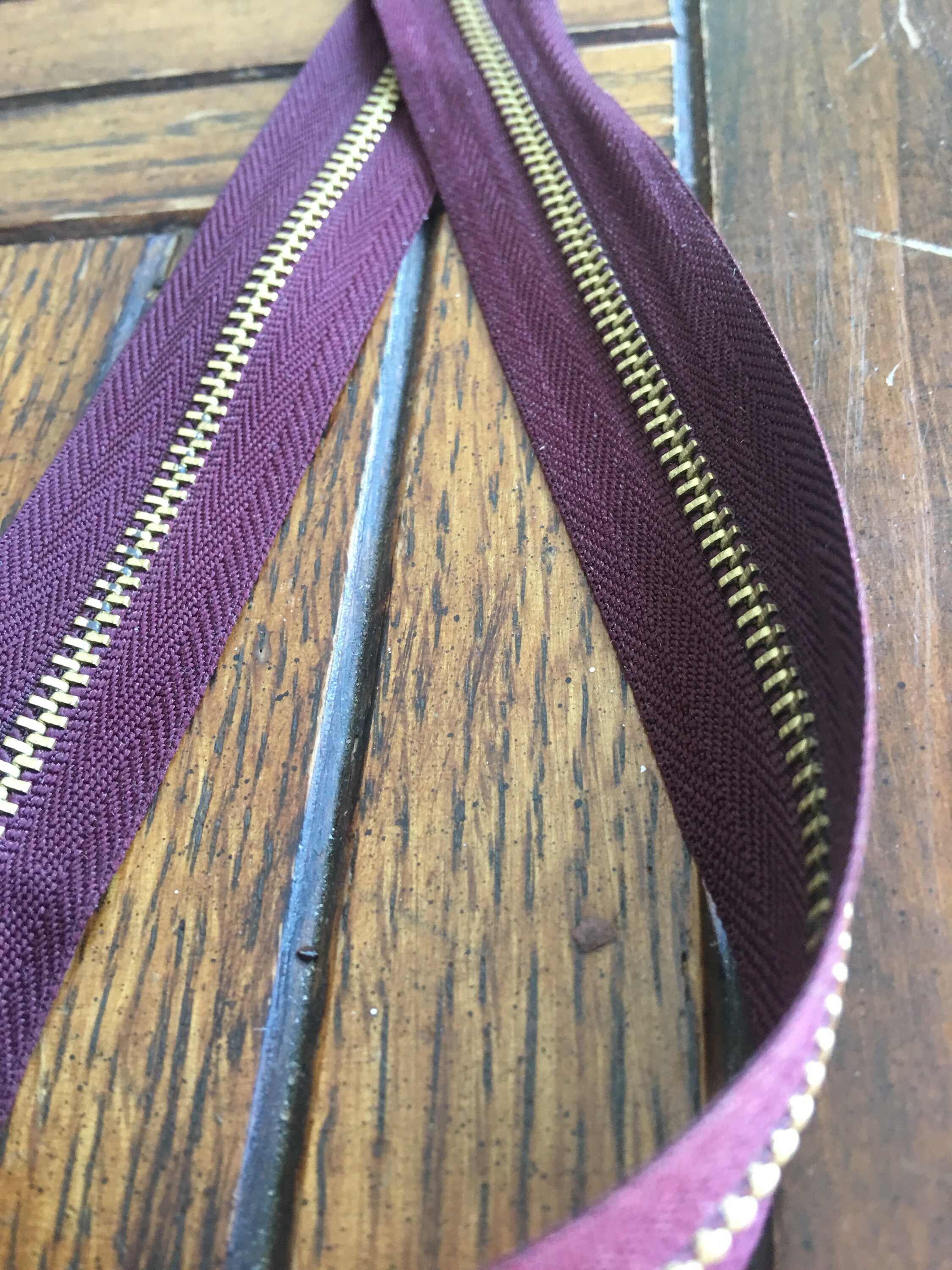 TWO FOR ONE 18 Deep Purple Zipper W/4.5 Solid Brushed - Etsy UK