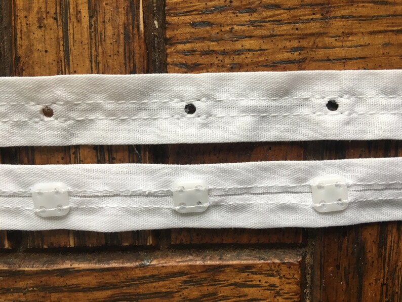 White Snap Tape 1 1/4 Spacing great quality | Etsy