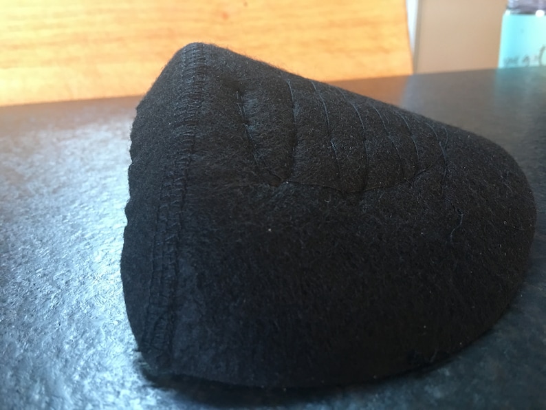 Shoulder Pad Black / Thin Sturdy Drop Shoulder / Tailor Quality "made ...