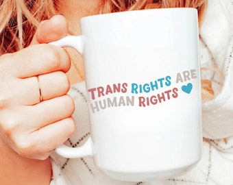 Transgender Gift. Transgender Mug. Trans Black Mug. Trans Gifts. LGBT ...