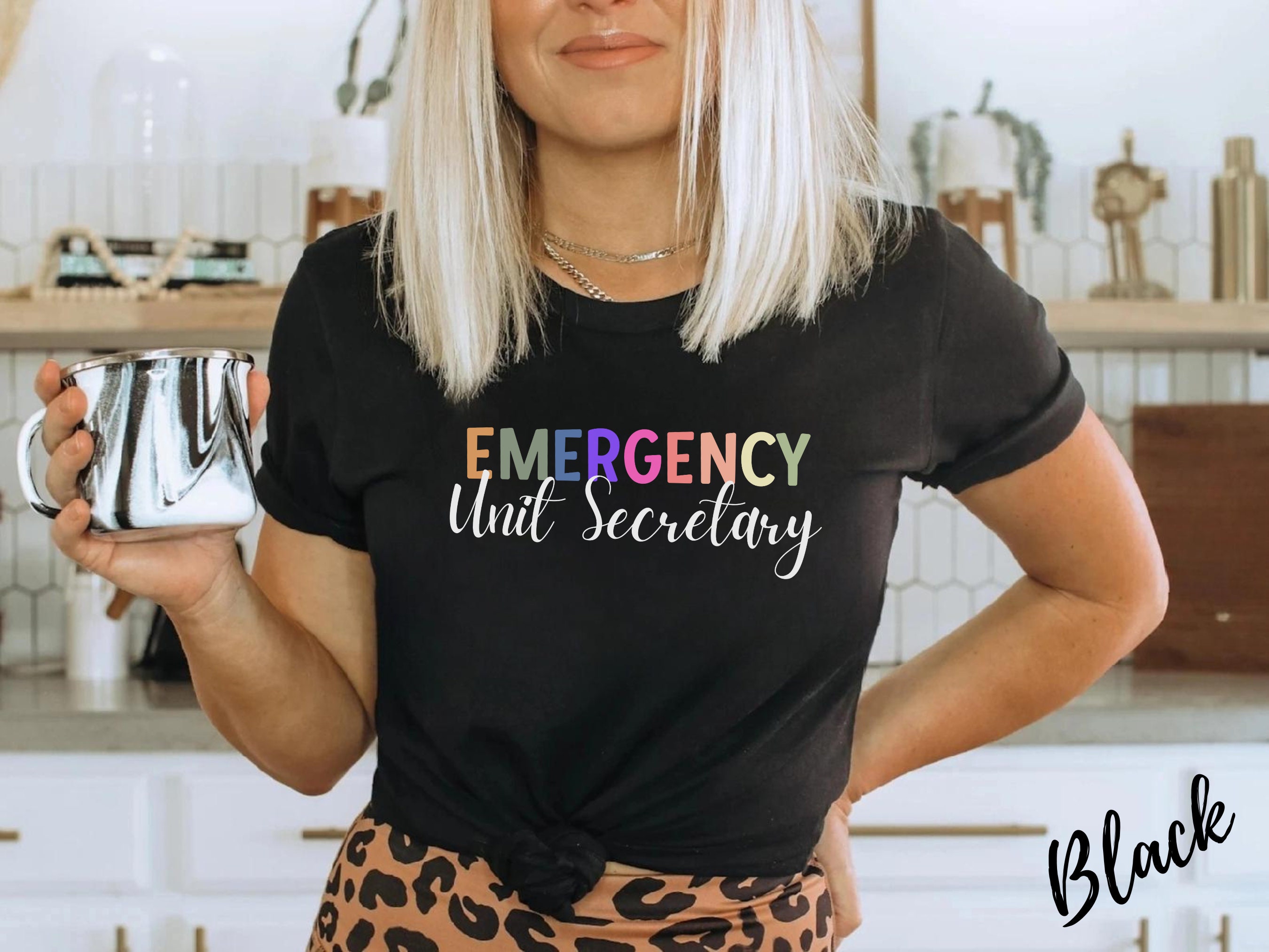 Emergency Unit Secretary Shirt ER Unit Secretary Tshirt ED Secretary ...