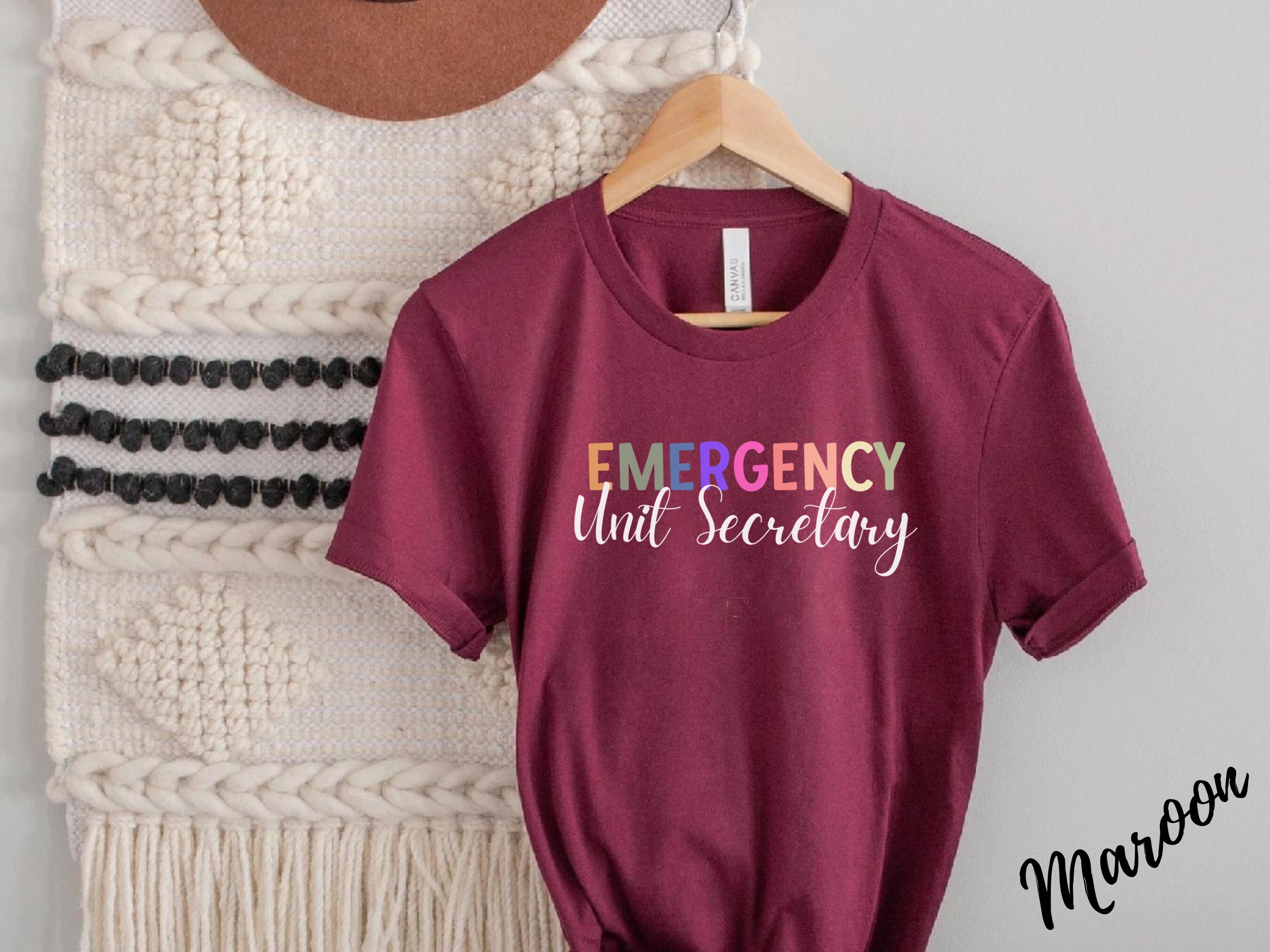Emergency Unit Secretary Shirt ER Unit Secretary Tshirt ED Secretary ...
