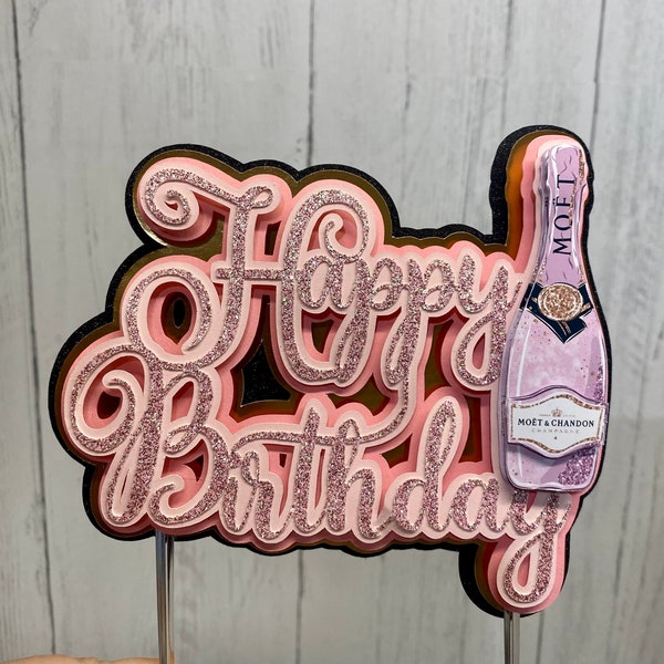 Paper Fan Cake Topper - Etsy