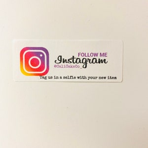 Instagram Personalized Stickers - Insta Stickers - Personalized ...