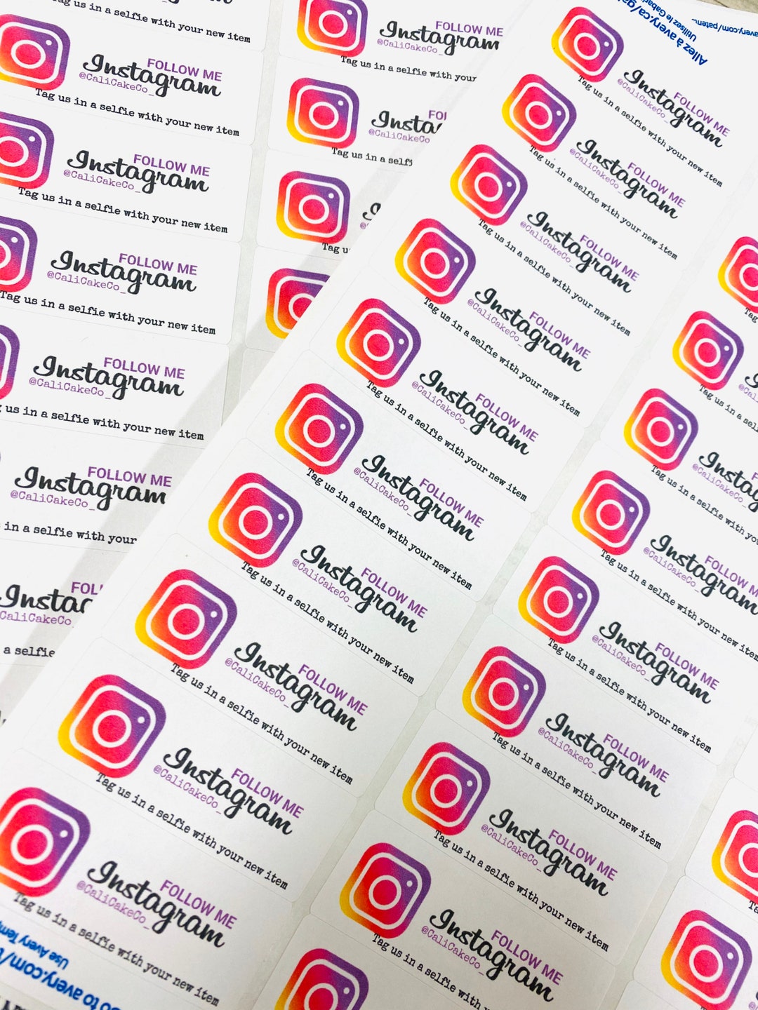 Instagram Personalized Stickers - Insta Stickers - Personalized ...