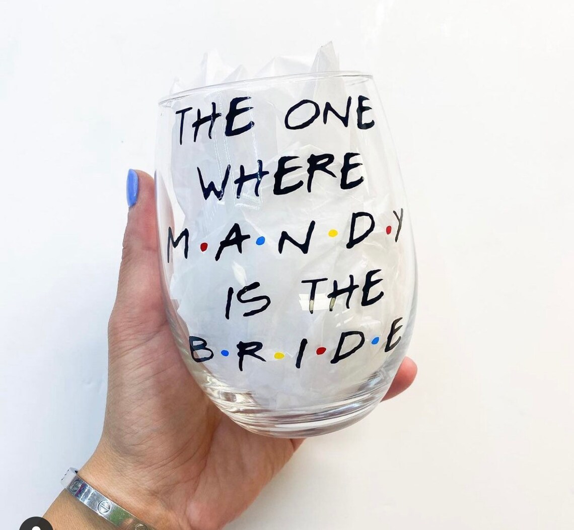The One Where I’m the Bride / Gift for New Bride / Bridal Shower Gift ...