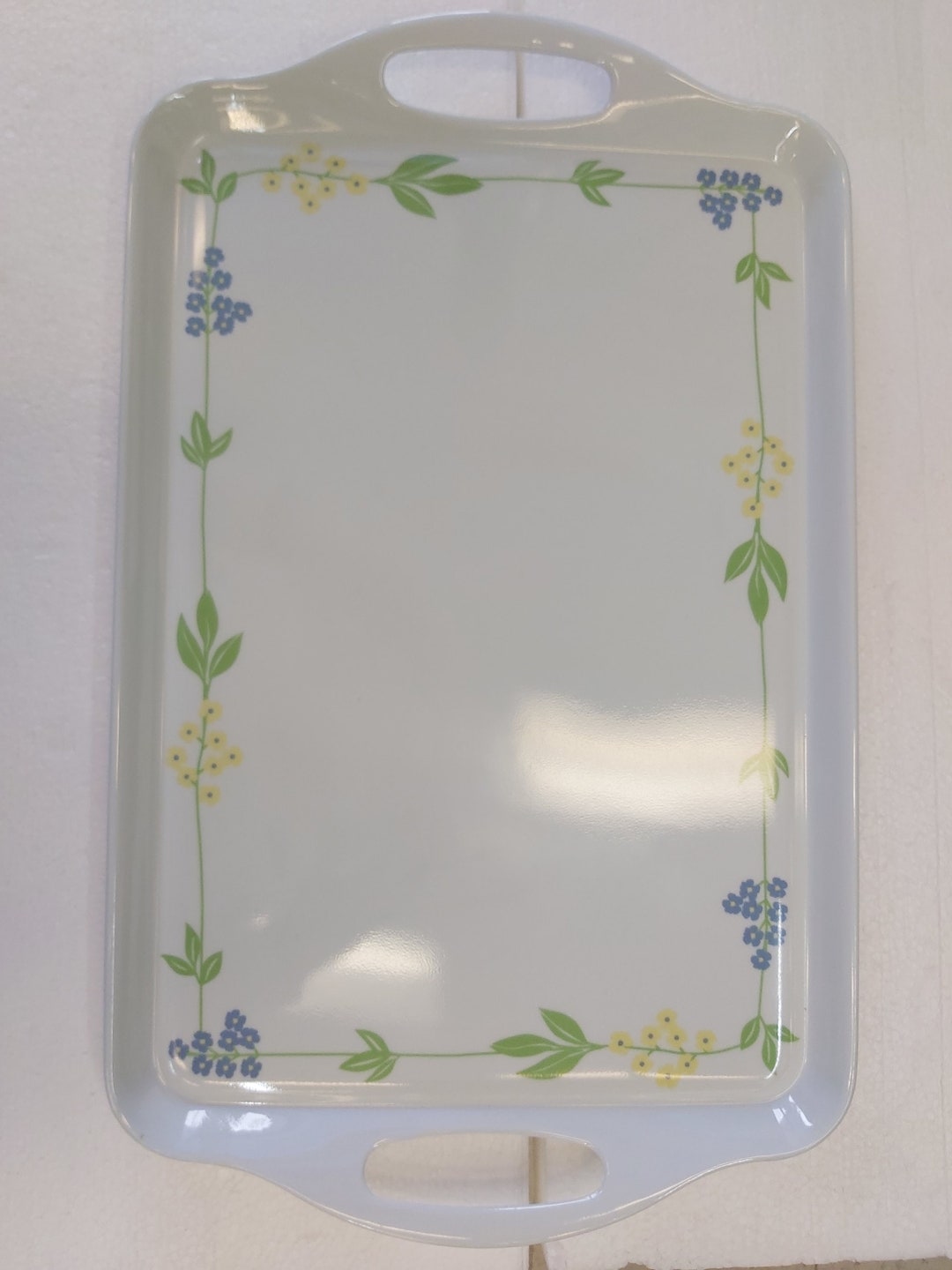 Corelle Coordinates 11.5" X 19" Melamine Serving Tray Secret Garden - Etsy