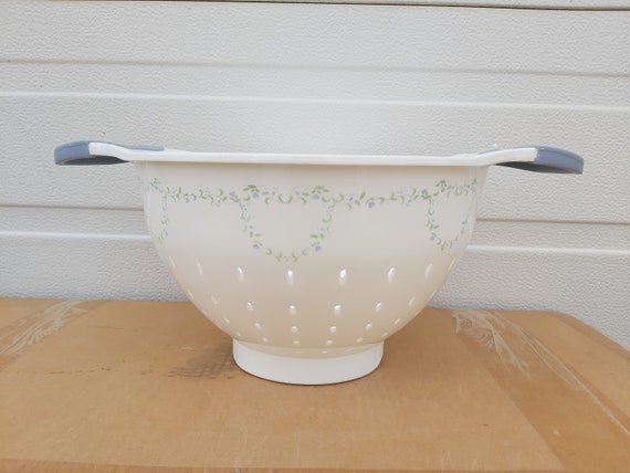 Corelle Coordinates 5qt. Plastic Colander Country Cottage - Etsy