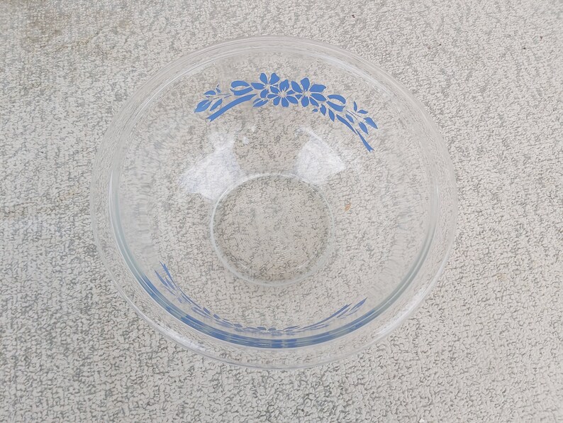 Pyrex Blue Flower Ribbon 323 Mixing Bowl 1.5L. - Etsy