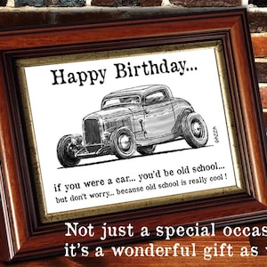 Hot Rod Birthday Card - Etsy