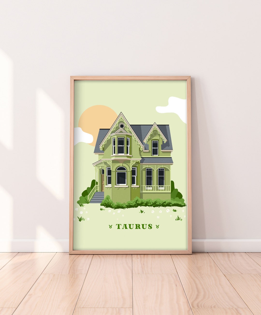 Taurus Inspired Home Print, Star Sign Gifts, Taurus Art, Building ...