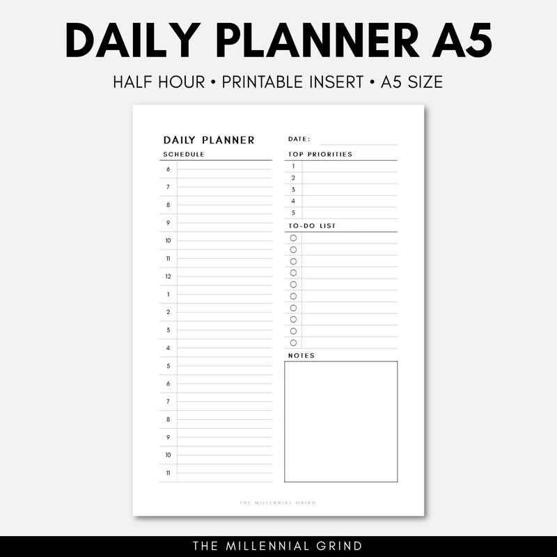 Filofax Printables - Etsy