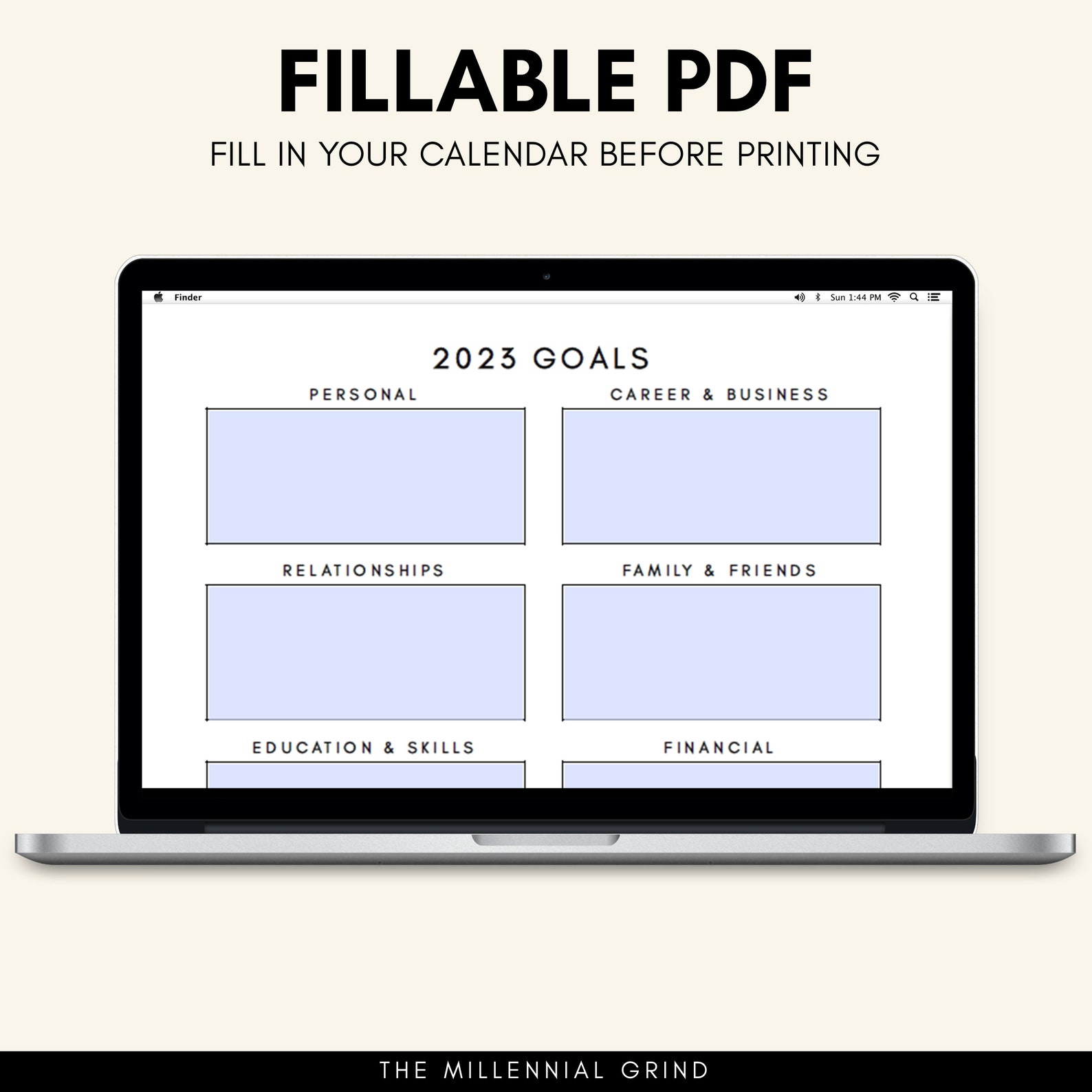 2023 Goal Planner | 2023 Goal Tracker | 2023 New Year Goal Planning ...