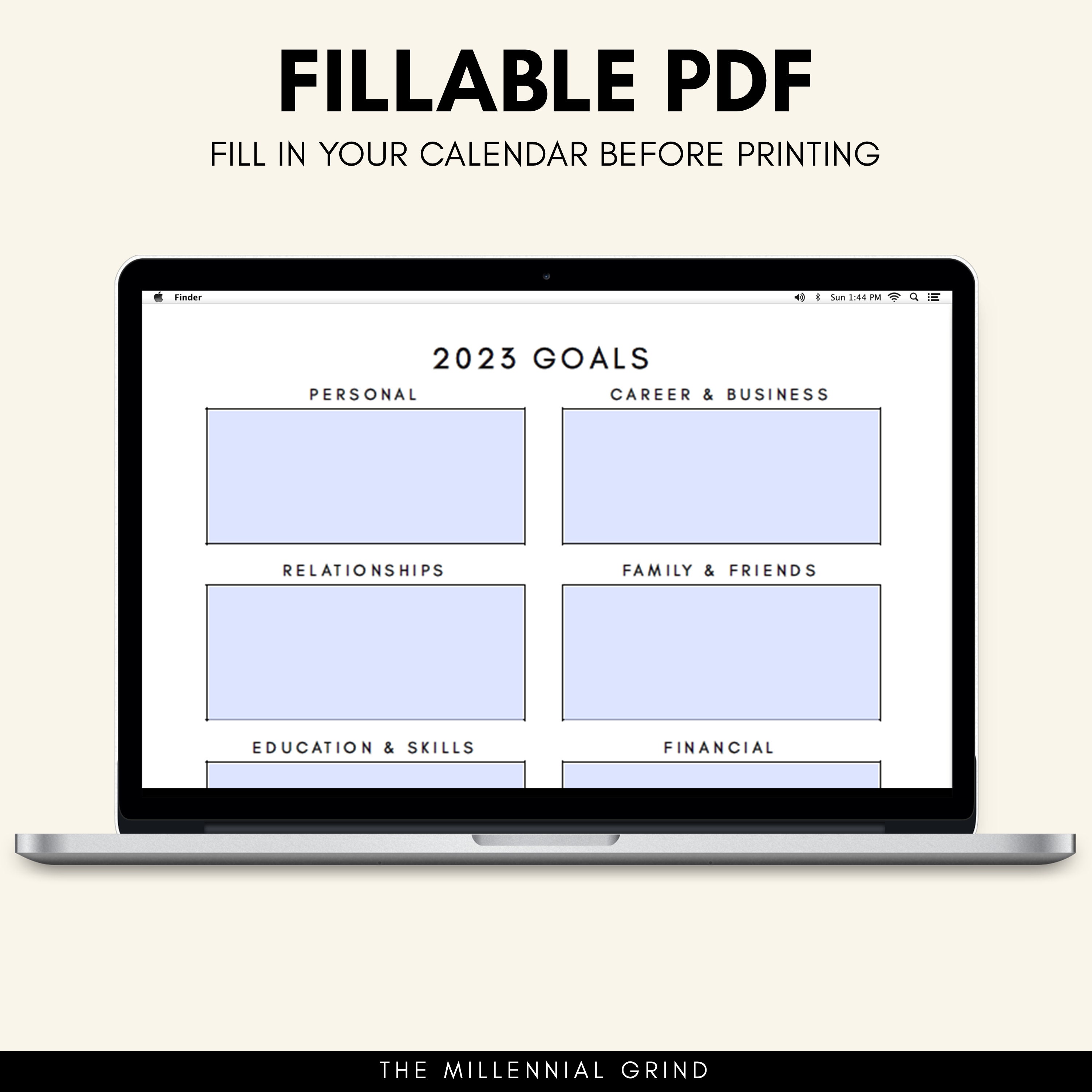 2023 Goal Planner | 2023 Goal Tracker | 2023 New Year Goal Planning ...