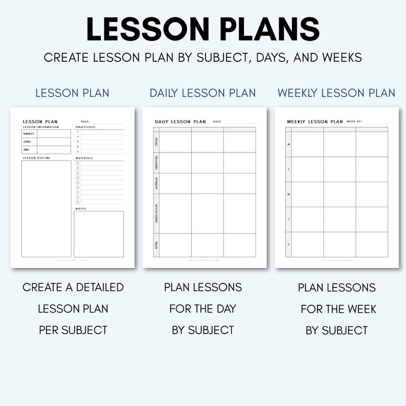 Homeschool Planner | Homeschool Printables | Editable PDF | Homeschool ...