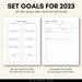 2023 Goal Planner 2023 Goal Tracker 2023 New Year Goal - Etsy