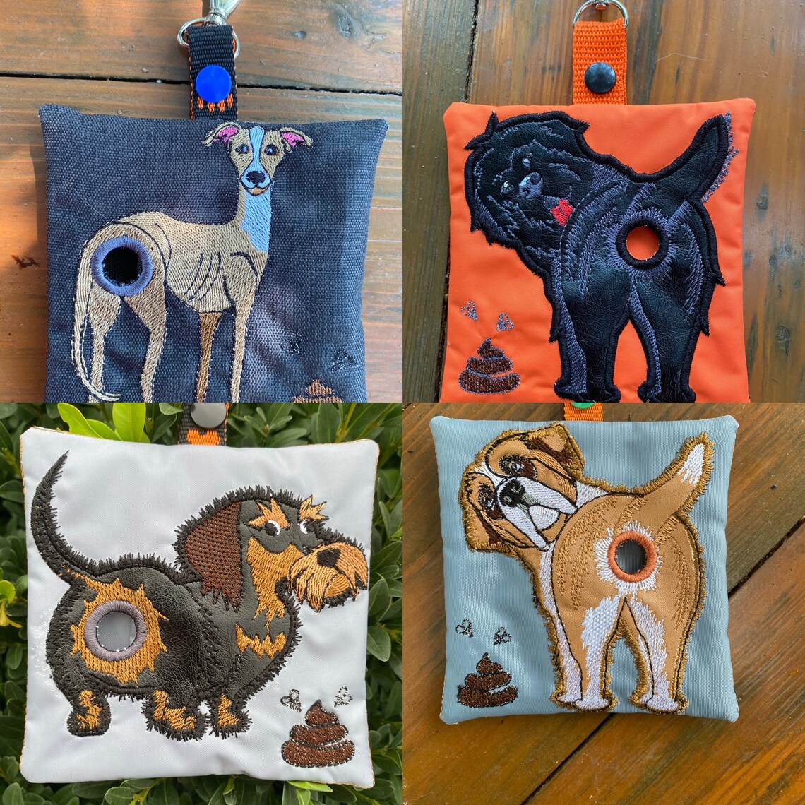 Digital Pattern. ITH Poop Bag Dispenser Machine Embroidery | Etsy UK