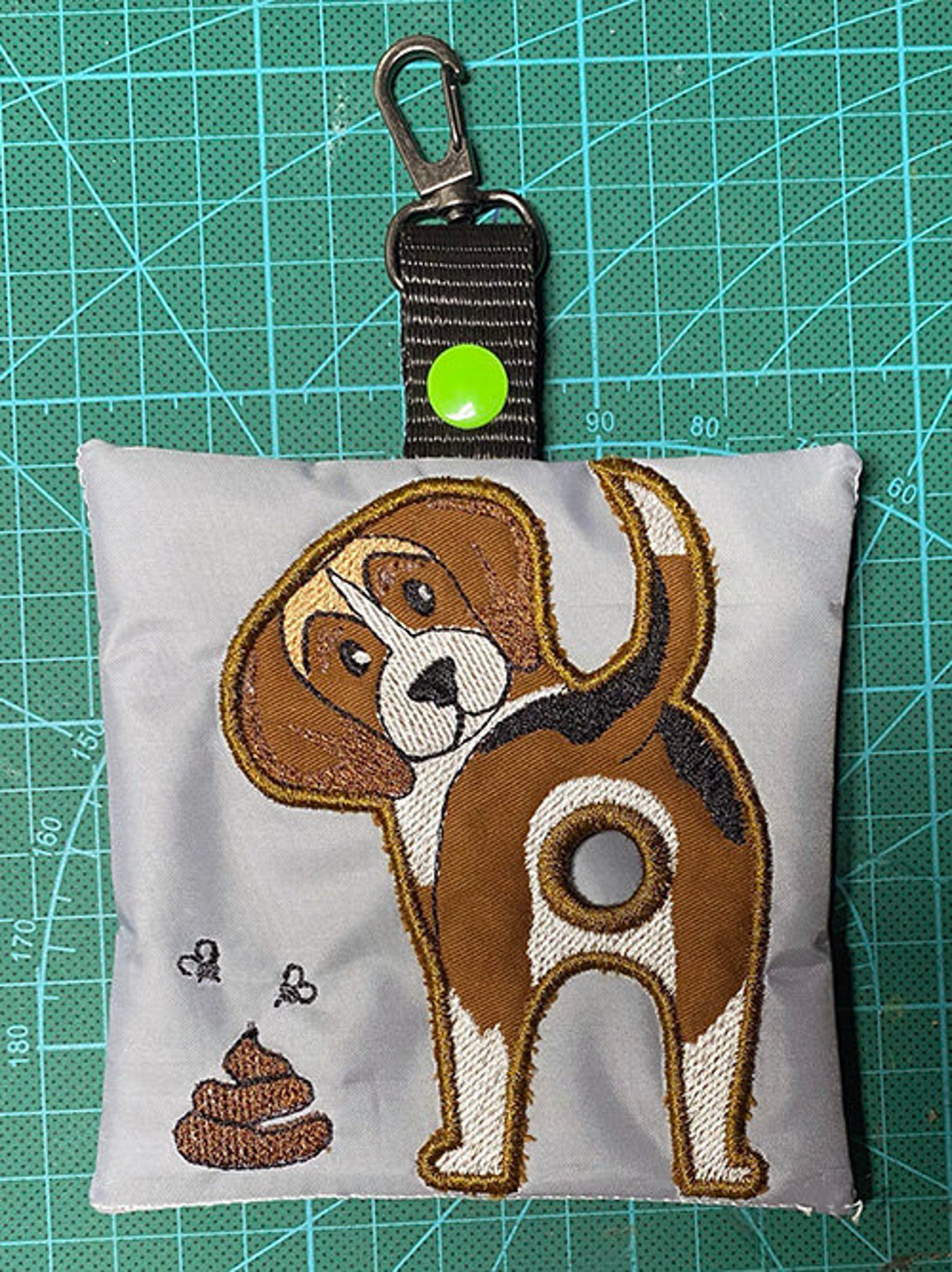 ITH Beagle Poop Bag Dispenser Machine Embroidery Design (4x4, 5x7) - Etsy