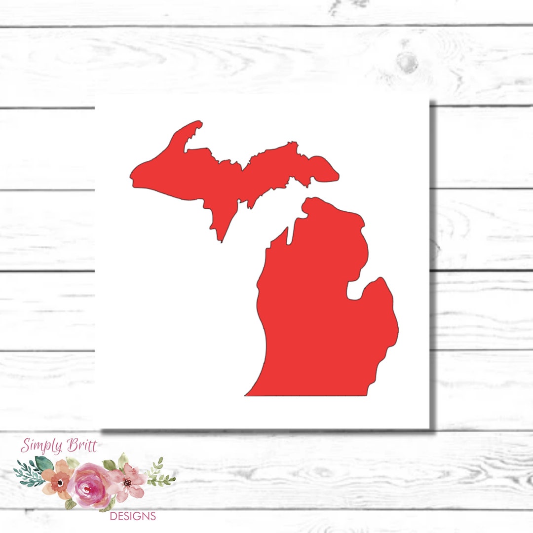 Michigan Car Decal | Michigan Decal | Window Decal | Car Decal ...