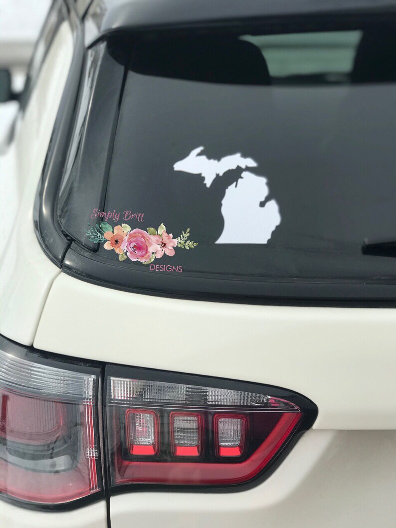 Michigan Car Decal | Michigan Decal | Window Decal | Car Decal ...