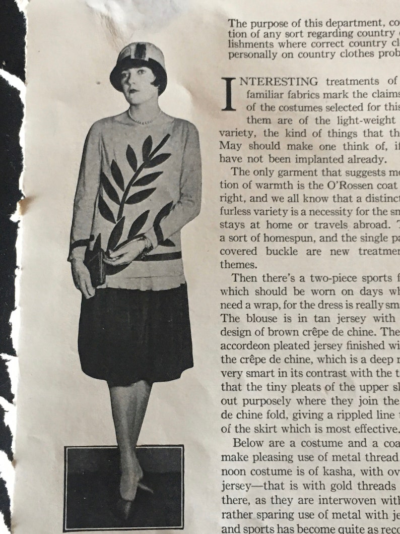 1920’s Fashion Advert - Etsy