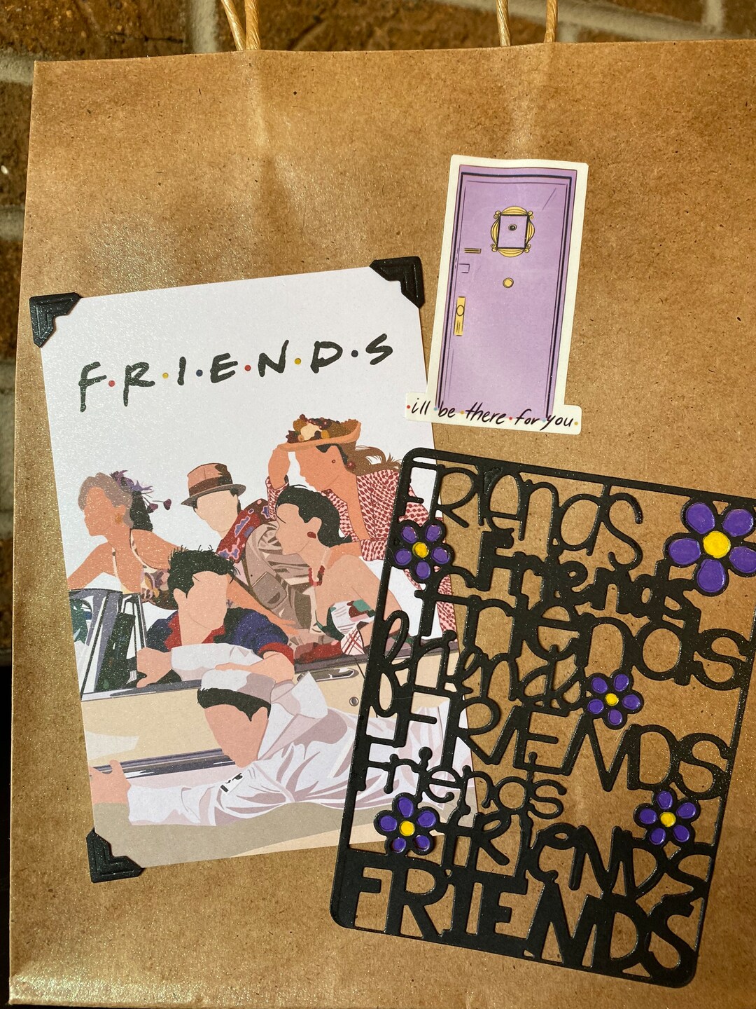 FRIENDS Inspired Gift Bag - Etsy