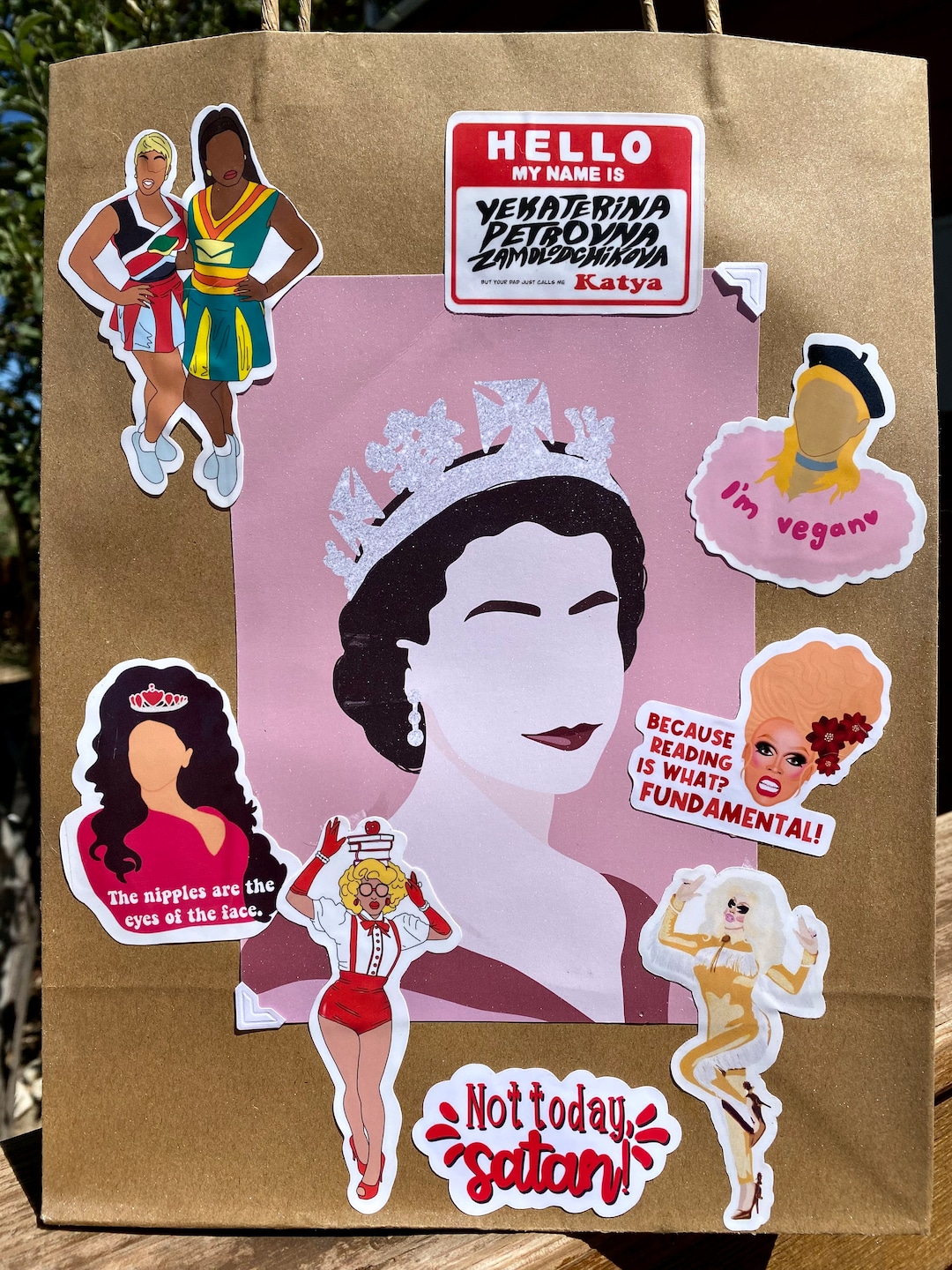 DRAG QUEEN Themed Large Gift Bag - Etsy