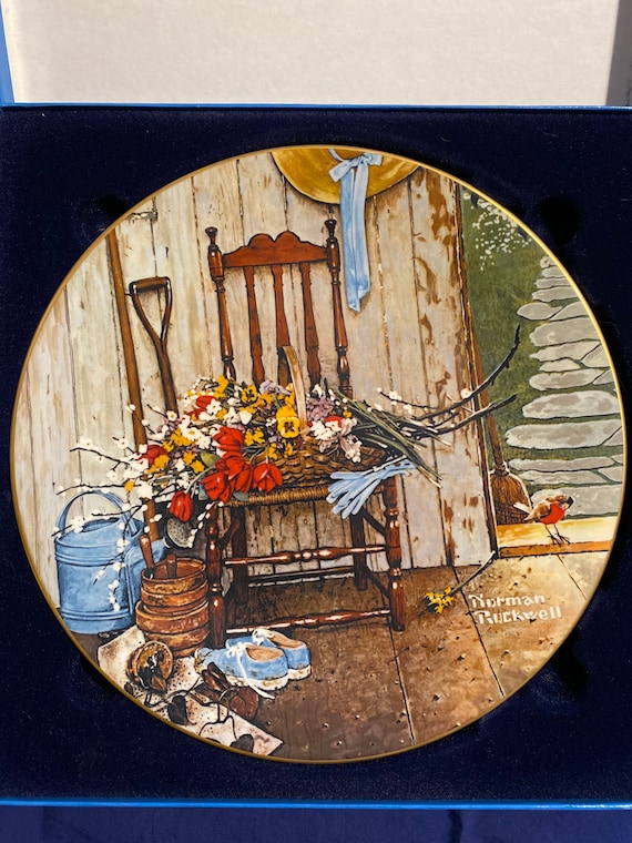 Spring Flowers by Norman Rockwell - Etsy