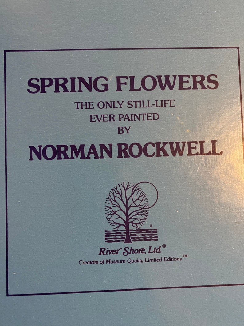 Spring Flowers by Norman Rockwell - Etsy