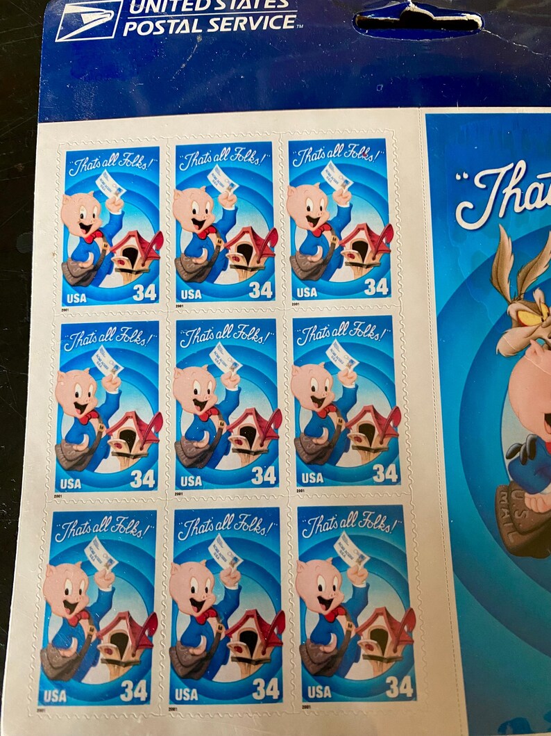 Looney Toons Collectible Stamps - Etsy