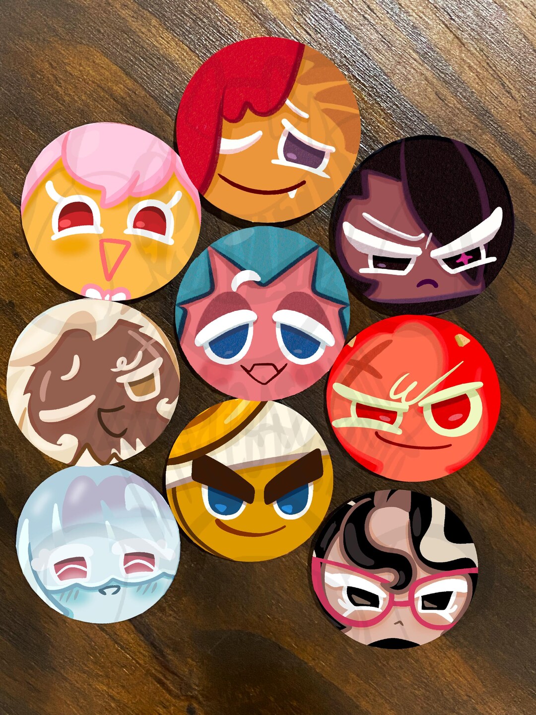 Cookie Run Kingdom [BUTTONS] Ambush Cookies - Etsy