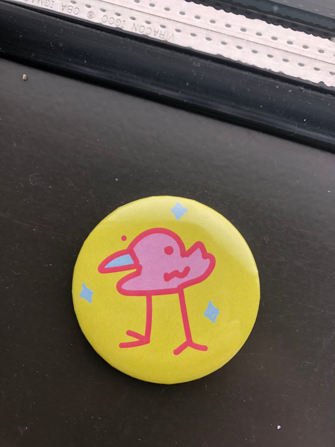 Bird Blob Button Pins - Etsy