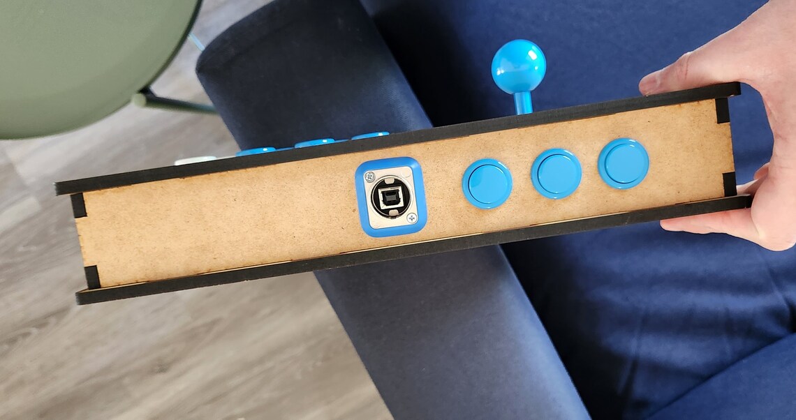 Fightstick Case With Traditional and Custom Layouts 1/4" MDF. - Etsy