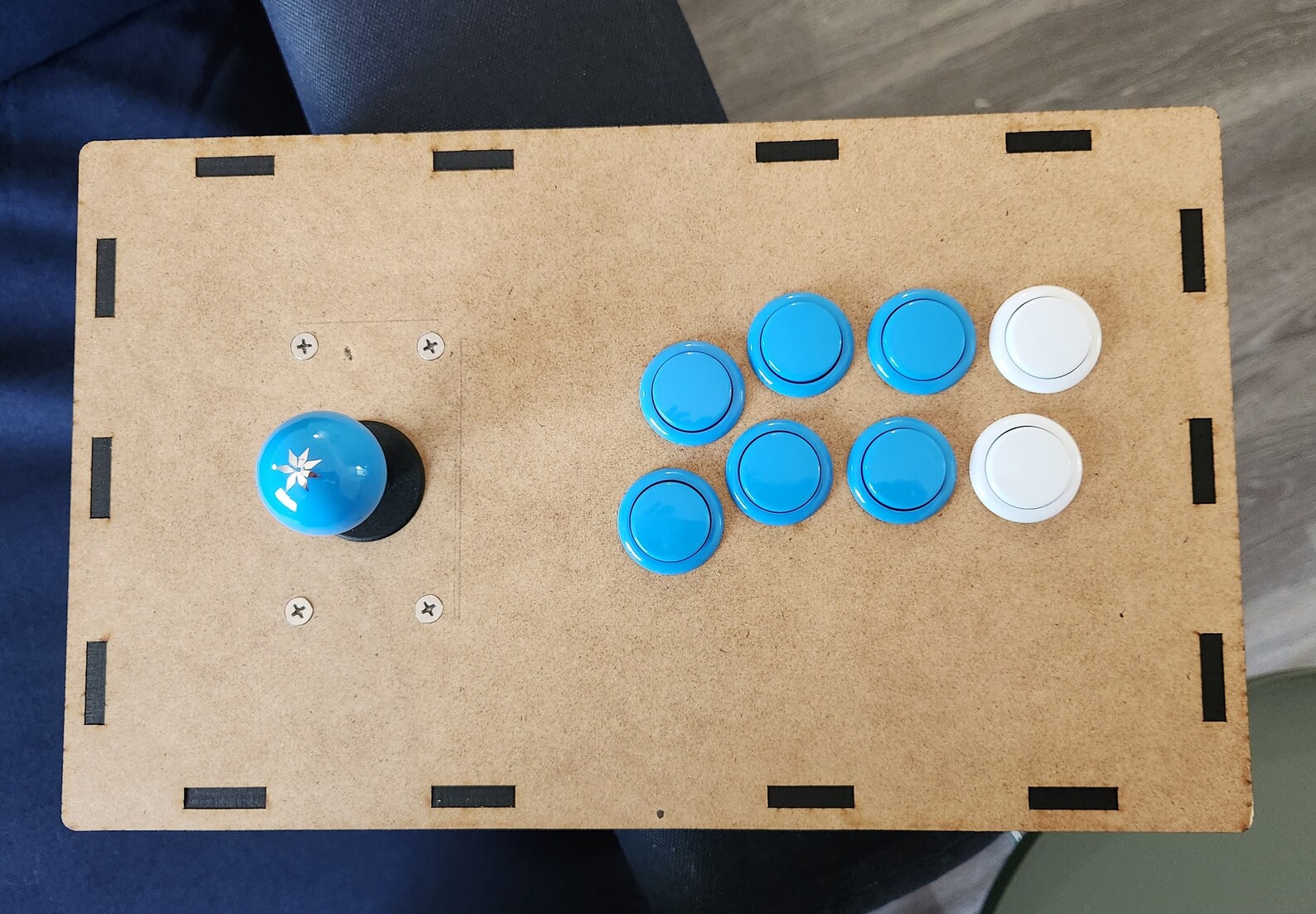 Fightstick Case With Traditional and Custom Layouts 1/4" MDF. - Etsy