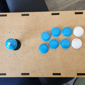 Fightstick Case With Traditional and Custom Layouts 1/4" MDF. - Etsy
