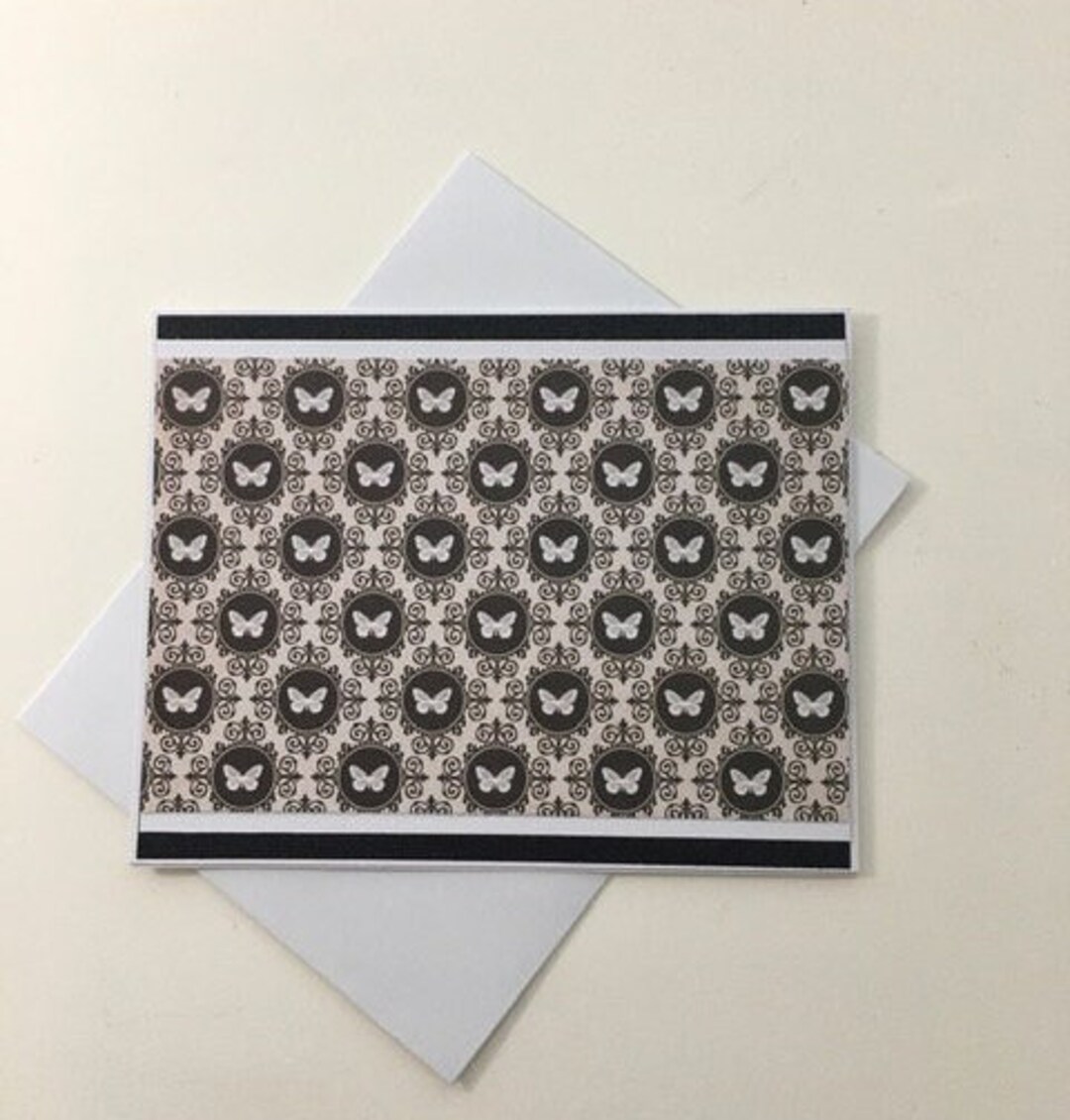 A Card to Show I Care. A Handmade Note Card That is Blank on the Inside ...