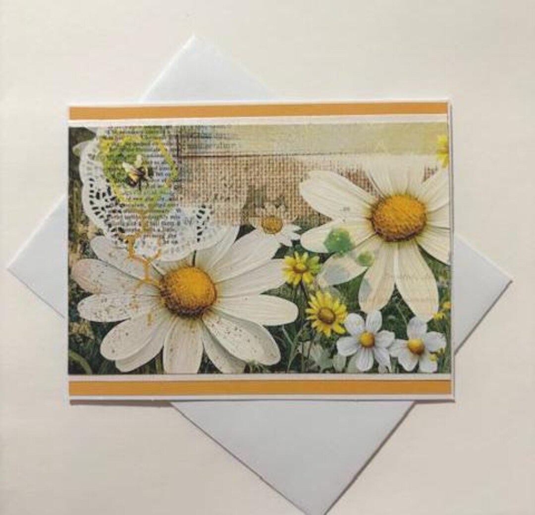 Thinking of You. A Handmade Note Card That is Blank on the Inside. All ...