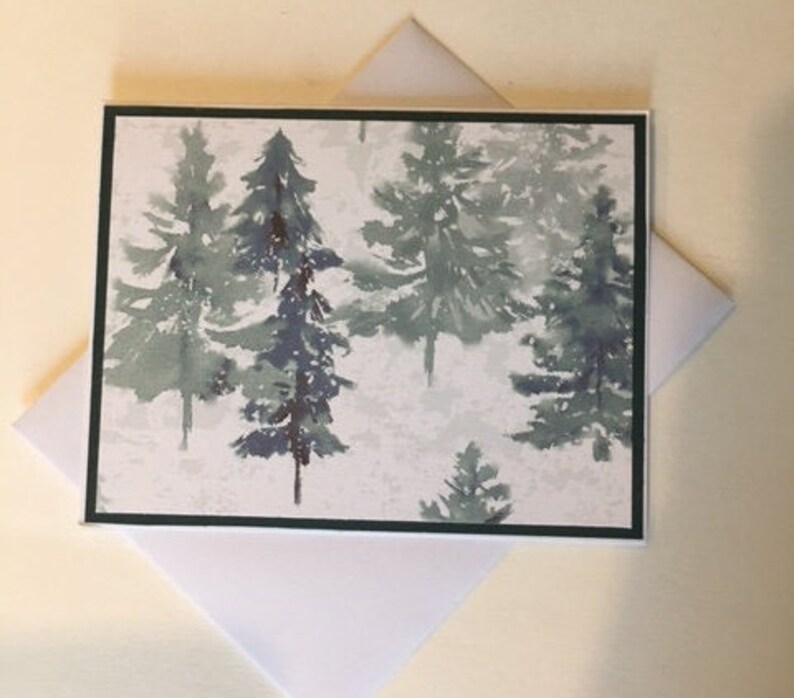 Welcome Back Winter. A Handmade Note Card That is Blank on the Inside ...