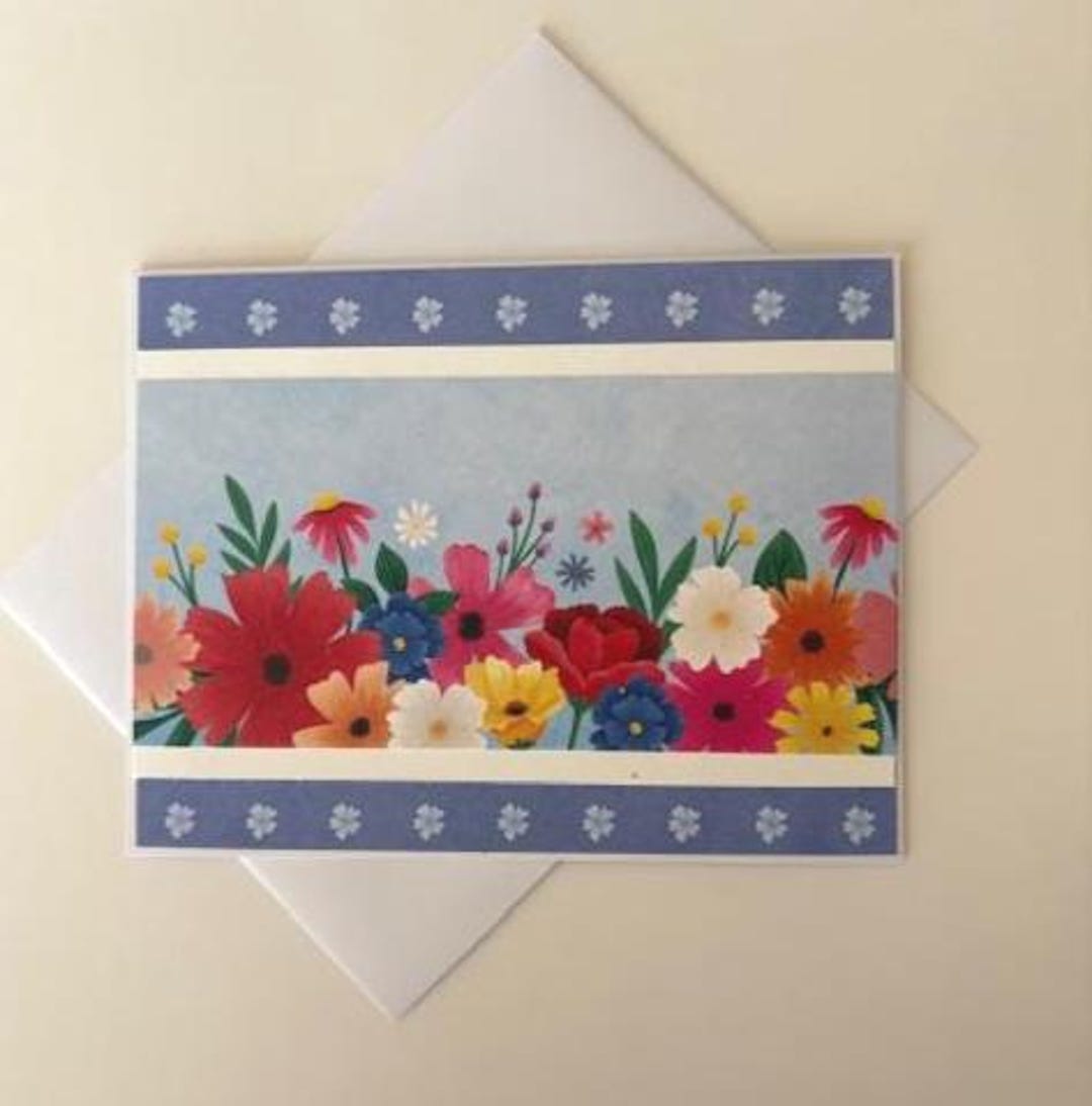 Enjoy Today. A Handmade Note Card That is Blank on the Inside. All ...