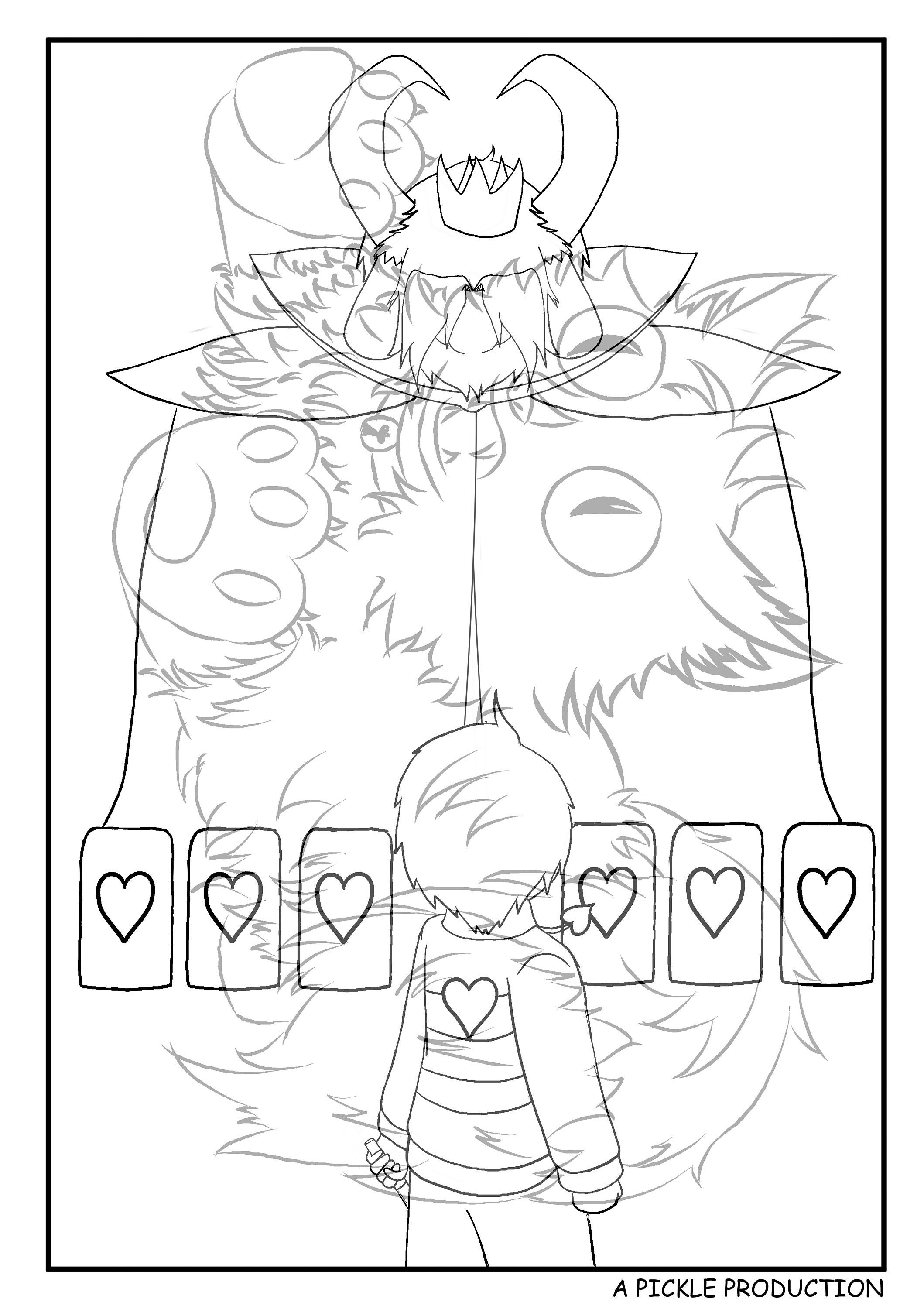 Undertale Coloring Book Neutral small - Etsy