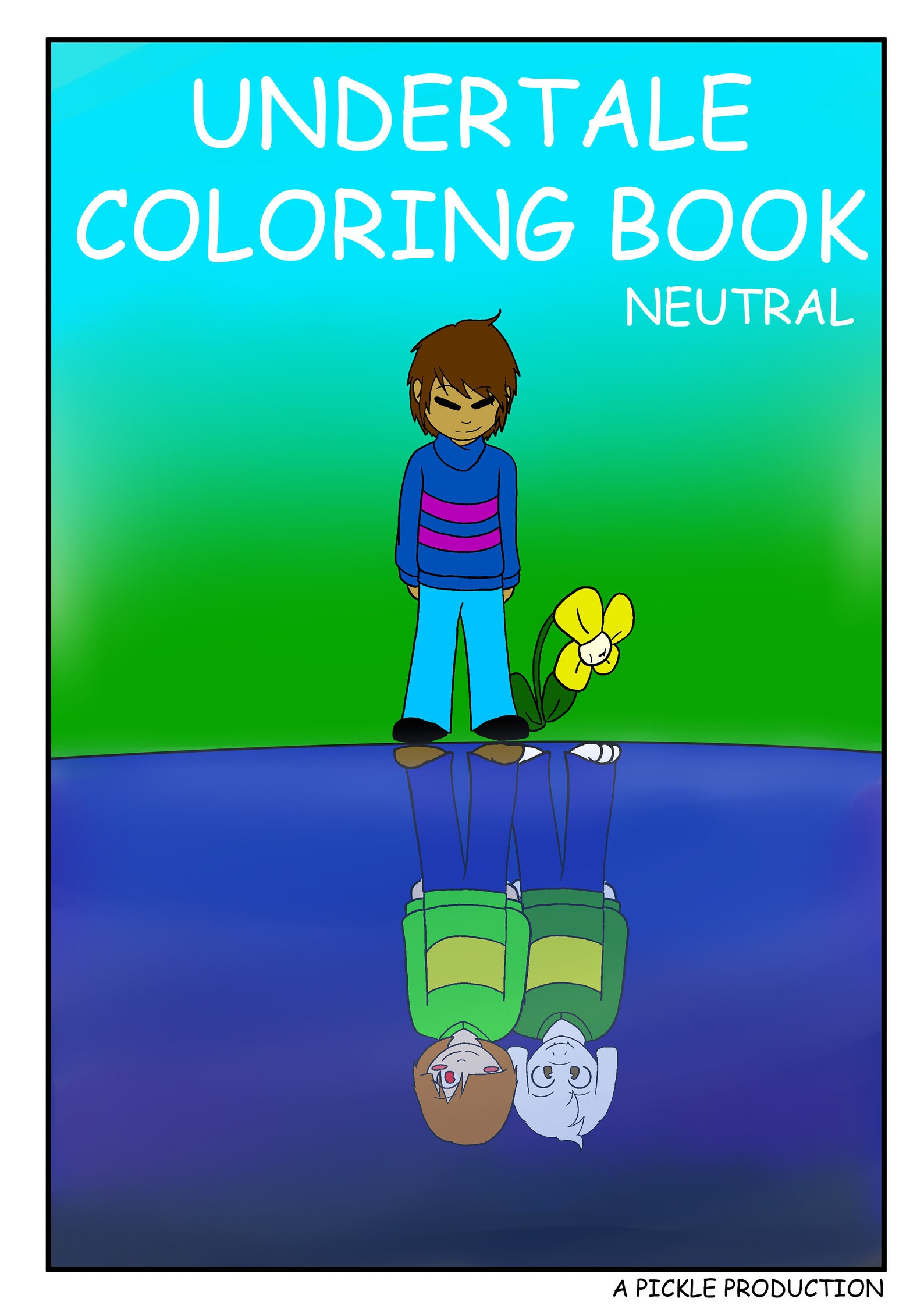 Undertale Coloring Book Neutral small - Etsy