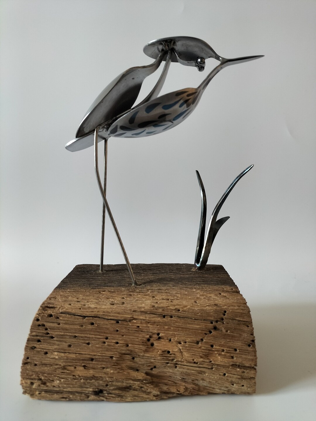 Bird Metal Sculpture,bird Welding Artwork,silverware Bird,spoon Art ...