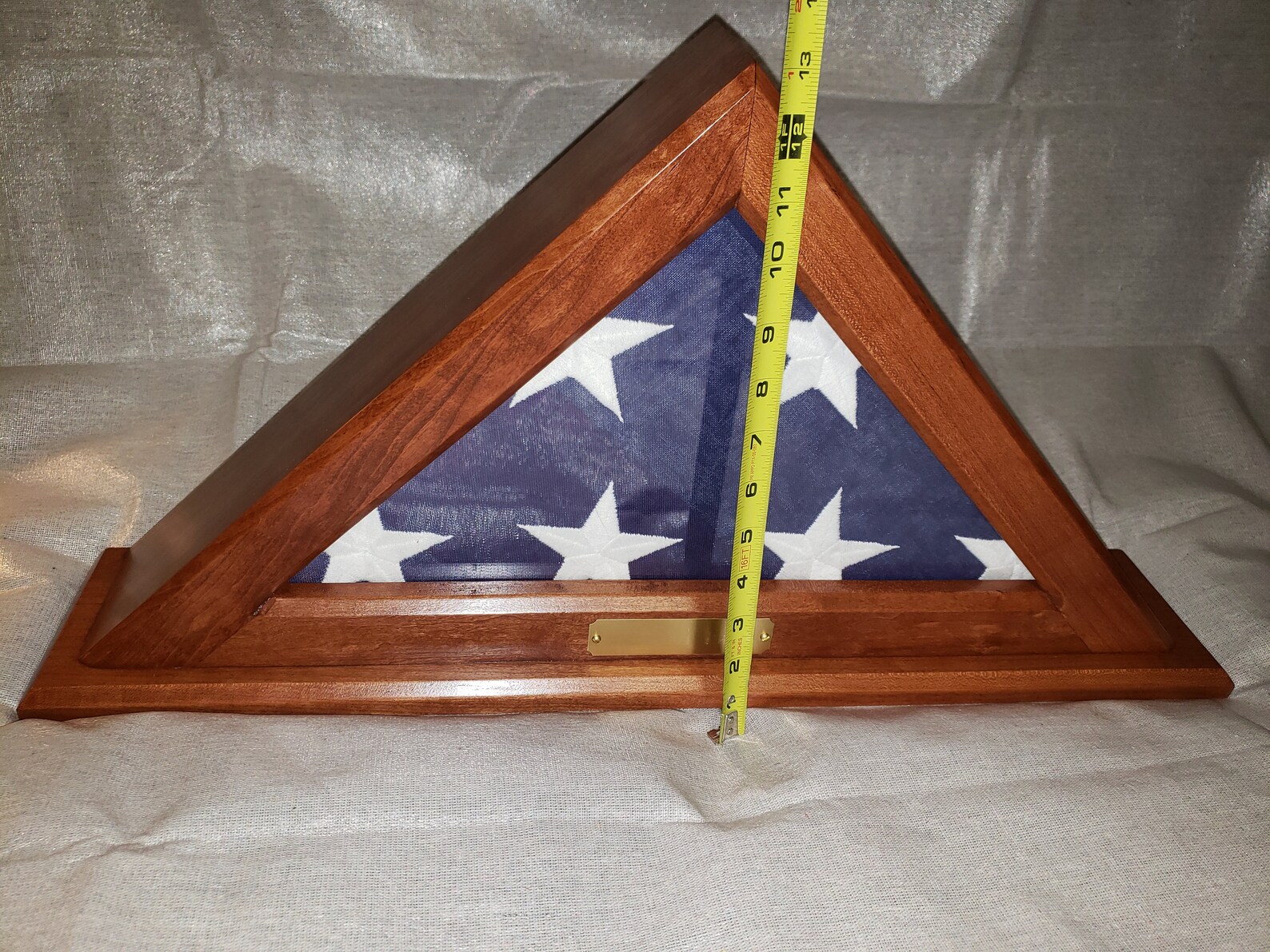 Solid Cherry American Flag Case Display Box Case Military - Etsy