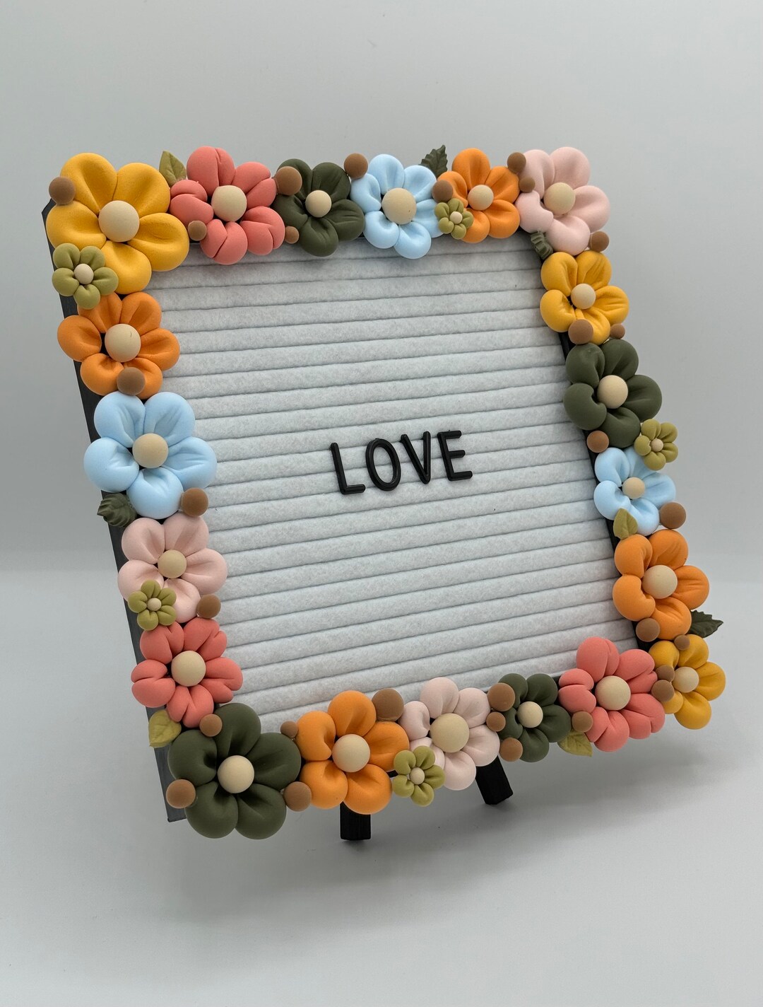 8x8” Floral Felt Letter Board (create Your Own!) - Etsy